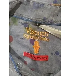 Visconti Signature Series | Shirts | Visconti Xlt Gray Paint Splatter ...